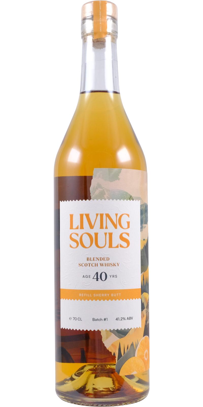 Blended Scotch Whisky 40-year-old Living Souls Batch 1 – WhiskyYoda’s ...